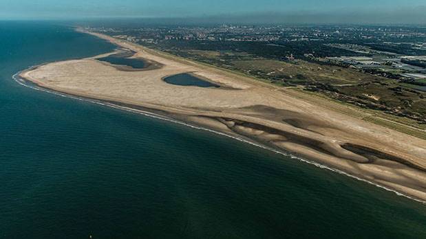 Pilot Sand Engine Dutch coast | Nature-based Solutions RHDHV